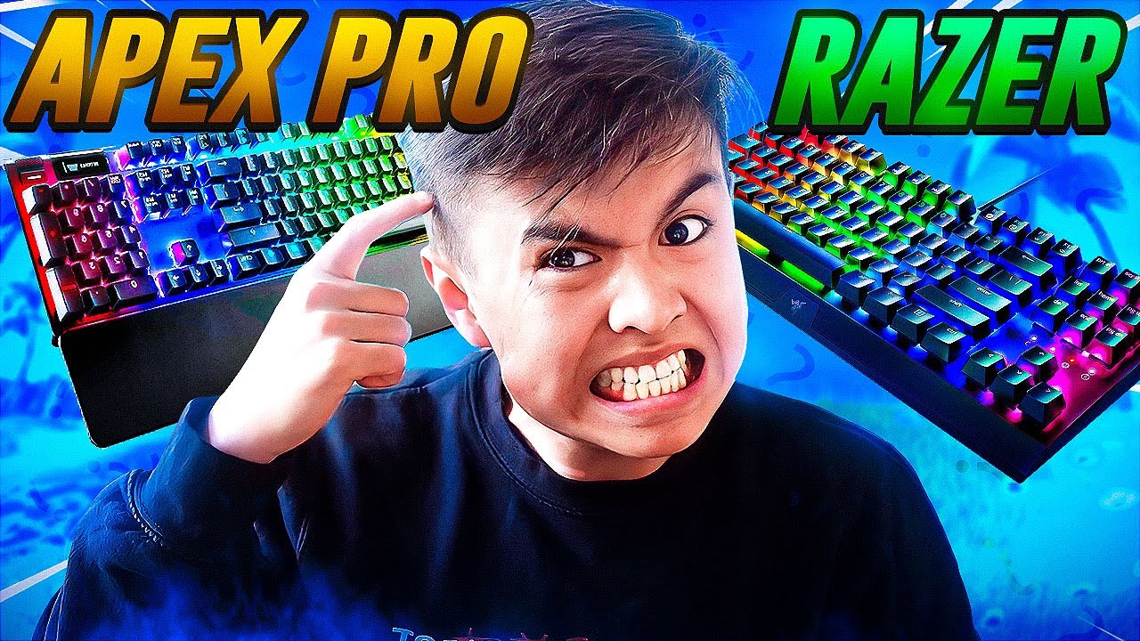 80 % KEYBOARD TEST - APEX PRO VS RAZER - YouTube