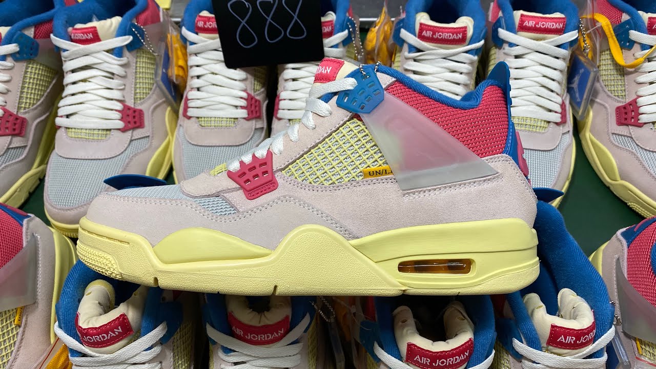 Jordan 4 Retro Union Guava Ice - YouTube