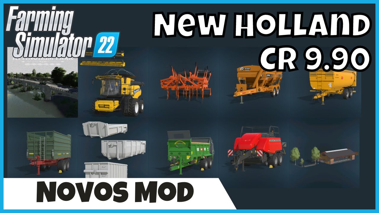 FS22 Mods | CR 9.90 Intellisense da New Holland e Mapa para Consoles ...