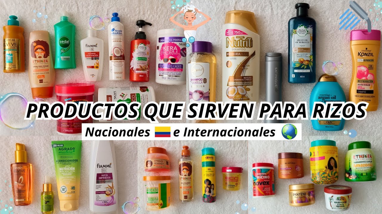 🚿 Productos para RIZOS 🇨🇴 Nacionales e Internacionales 🌍 2024 | CABELLO ...