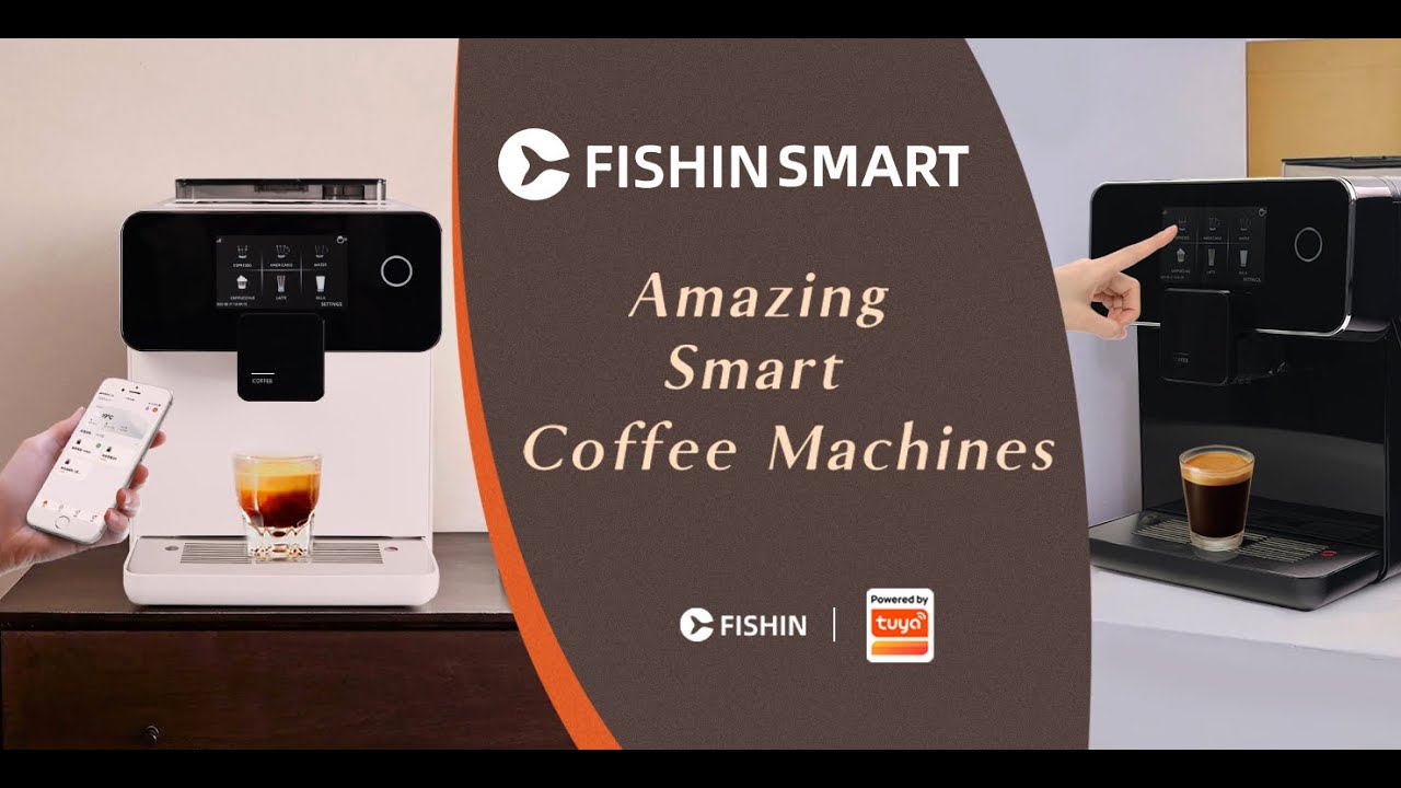 Easy-operate intelligent smart coffee machine for home office kitchen ...