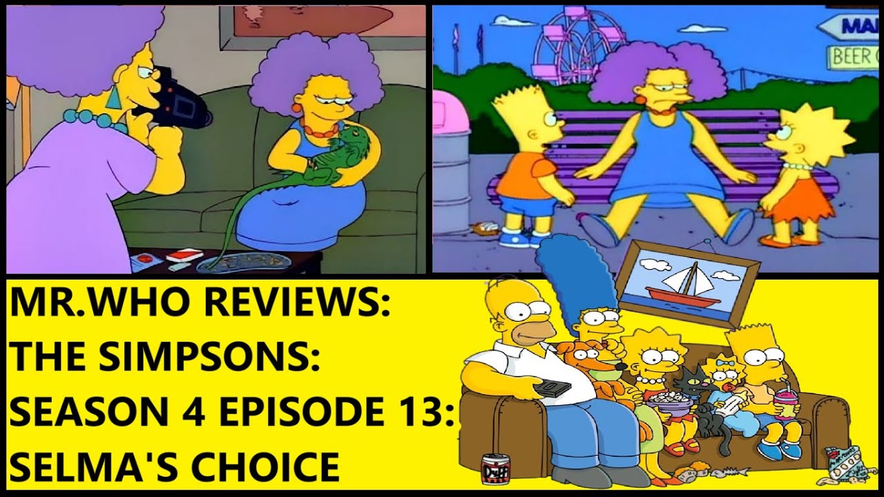 Mr.Who Reviews - The Simpsons - Season 4 Episode 13 - Selma's Choice ...