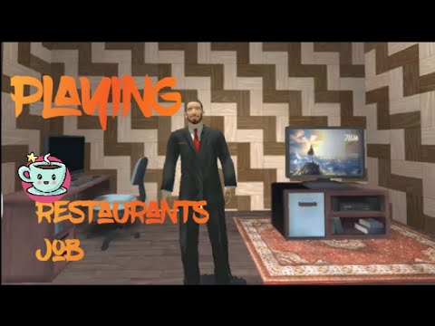 restaurants job simulator playing best game - YouTube