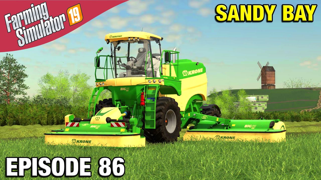 MOWING WITH A BIG M Farming Simulator 19 Timelapse - Sandy Bay Seasons ...