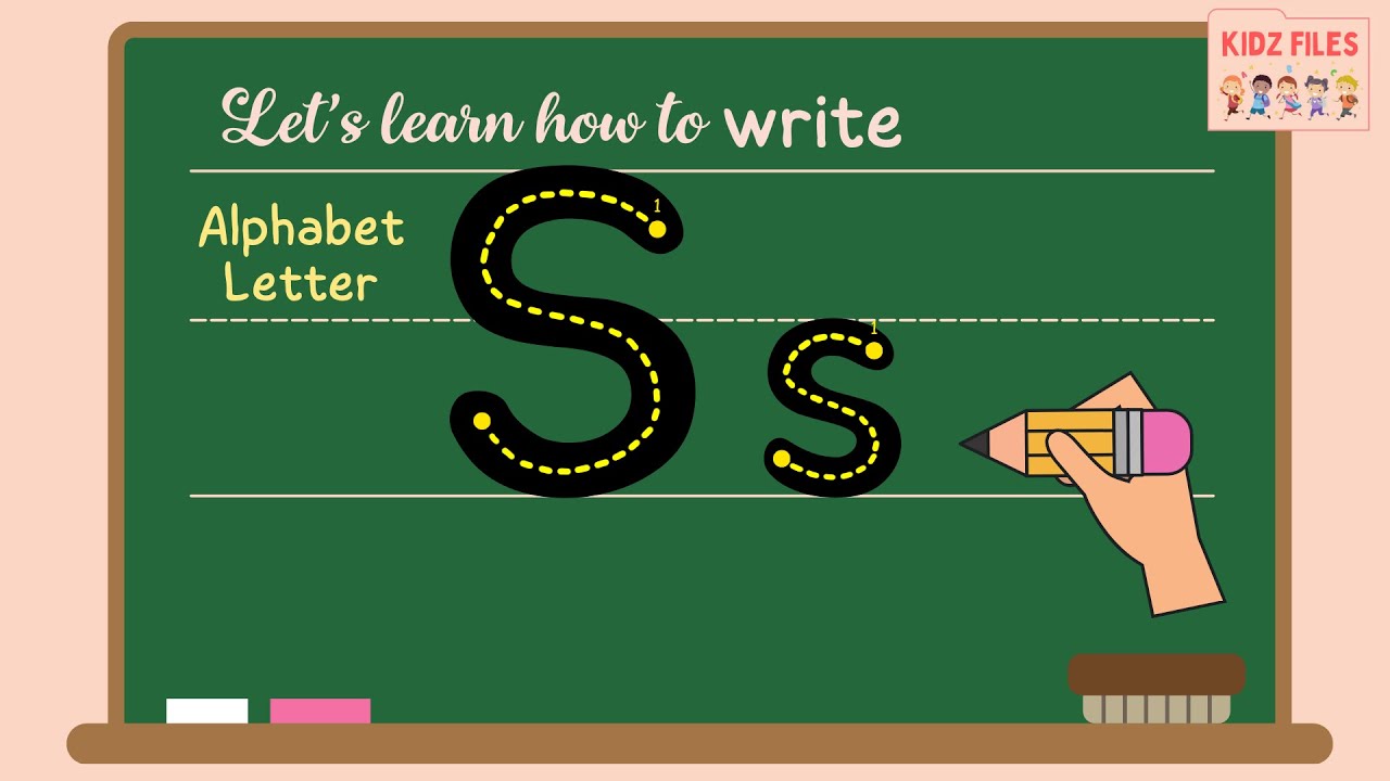 Learn how to write the Letter Ss || Practice writing - YouTube
