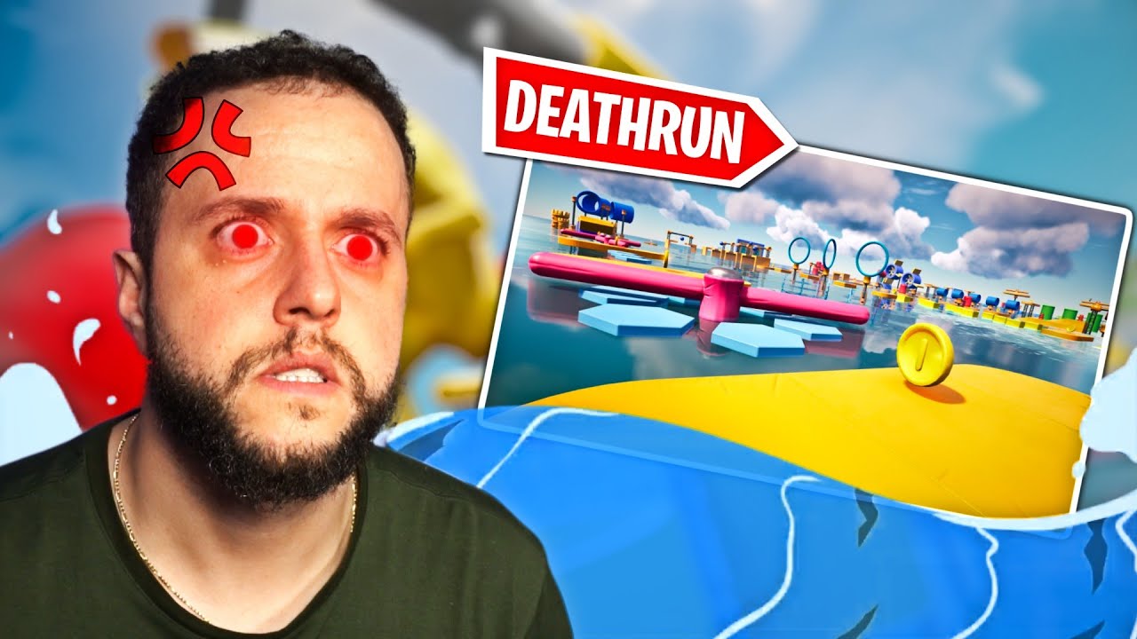 *NEW* INFLATABLE FORTNITE DEATHRUN (EXTREME RAGE) - YouTube