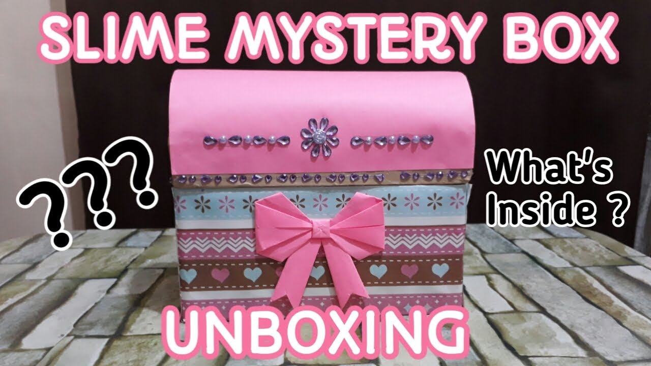 Slime Mystery Box Unboxing - YouTube
