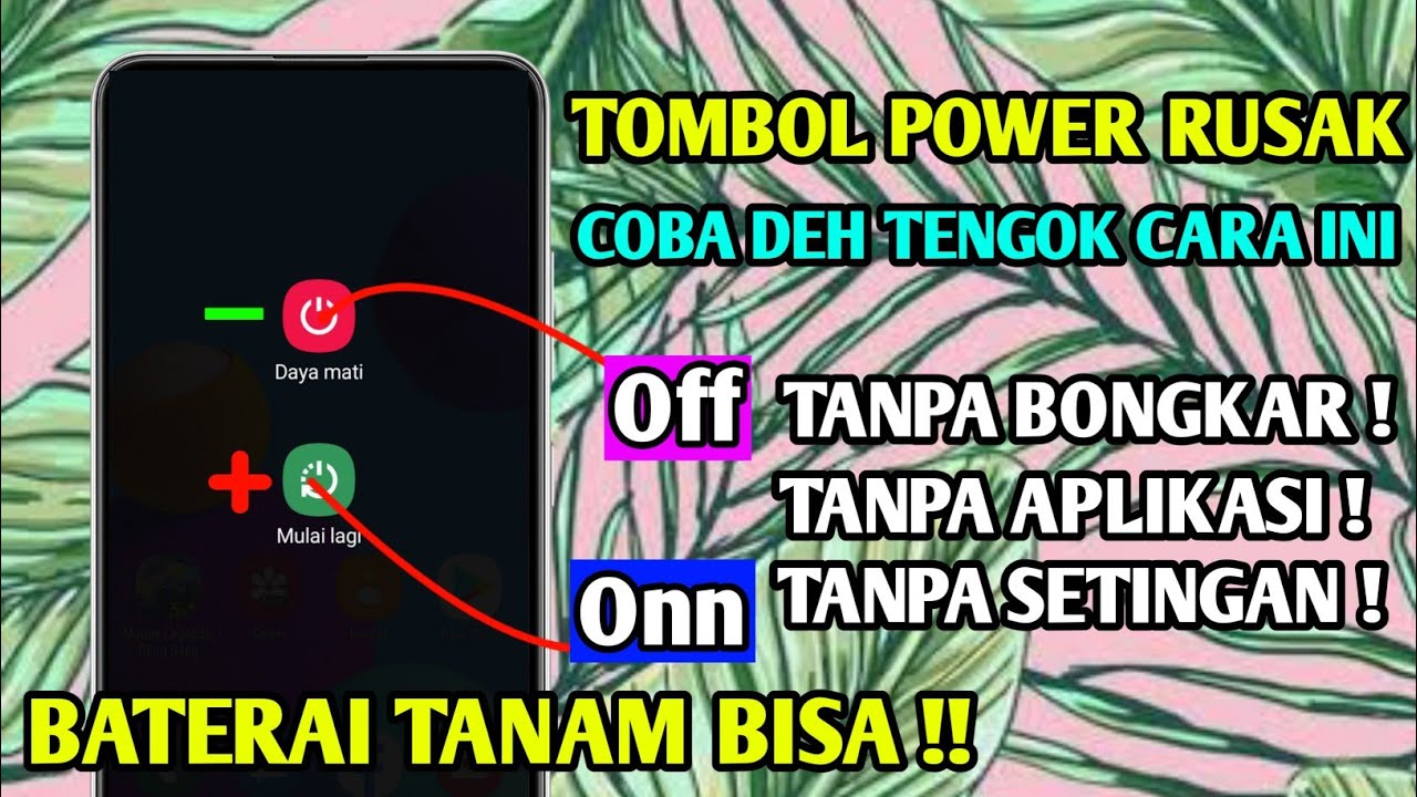 CARA MATIKAN HP TANPA TOMBOL POWER SAMSUNG || TERBARU 2023 - YouTube