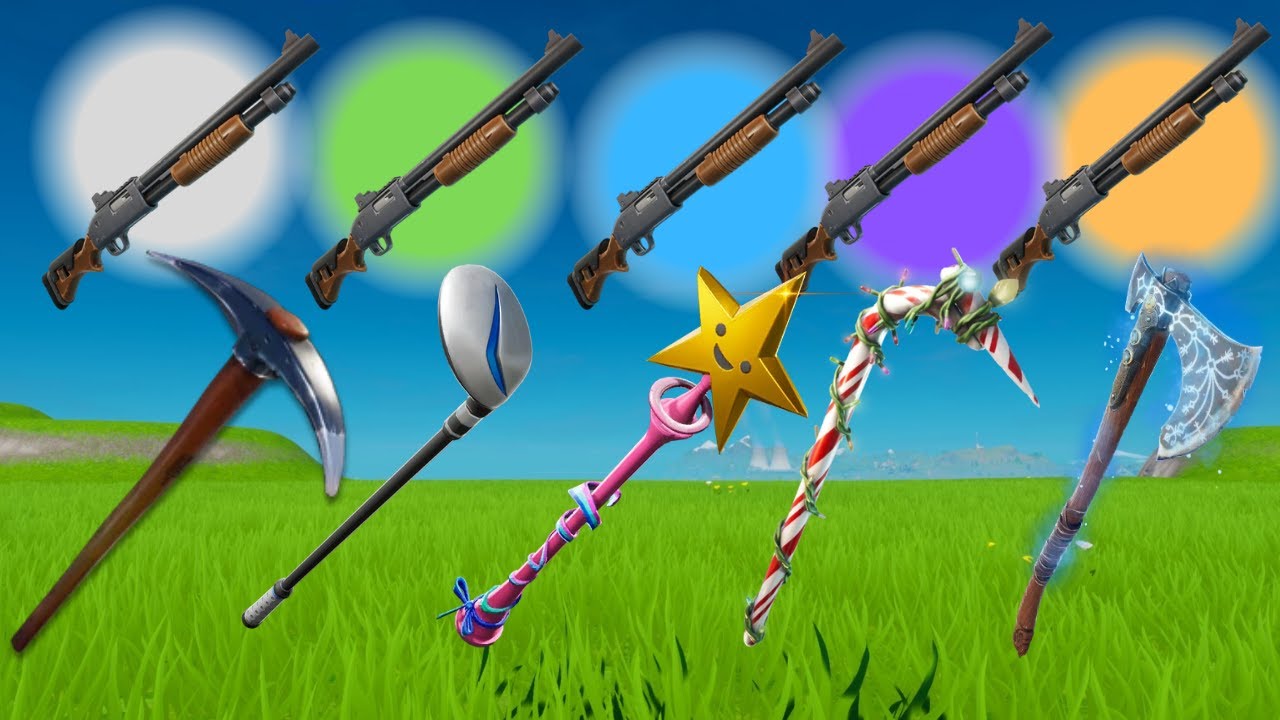 THE FORTNITE RANDOM PICKAXE CHALLENGE! - YouTube