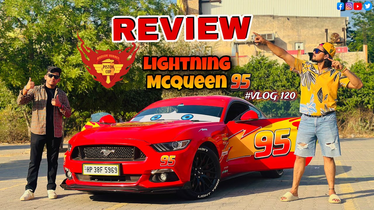 Lighting mcqueen mustang ⚡️| one in india 🇮🇳 | review | Babajaanivlogs ...