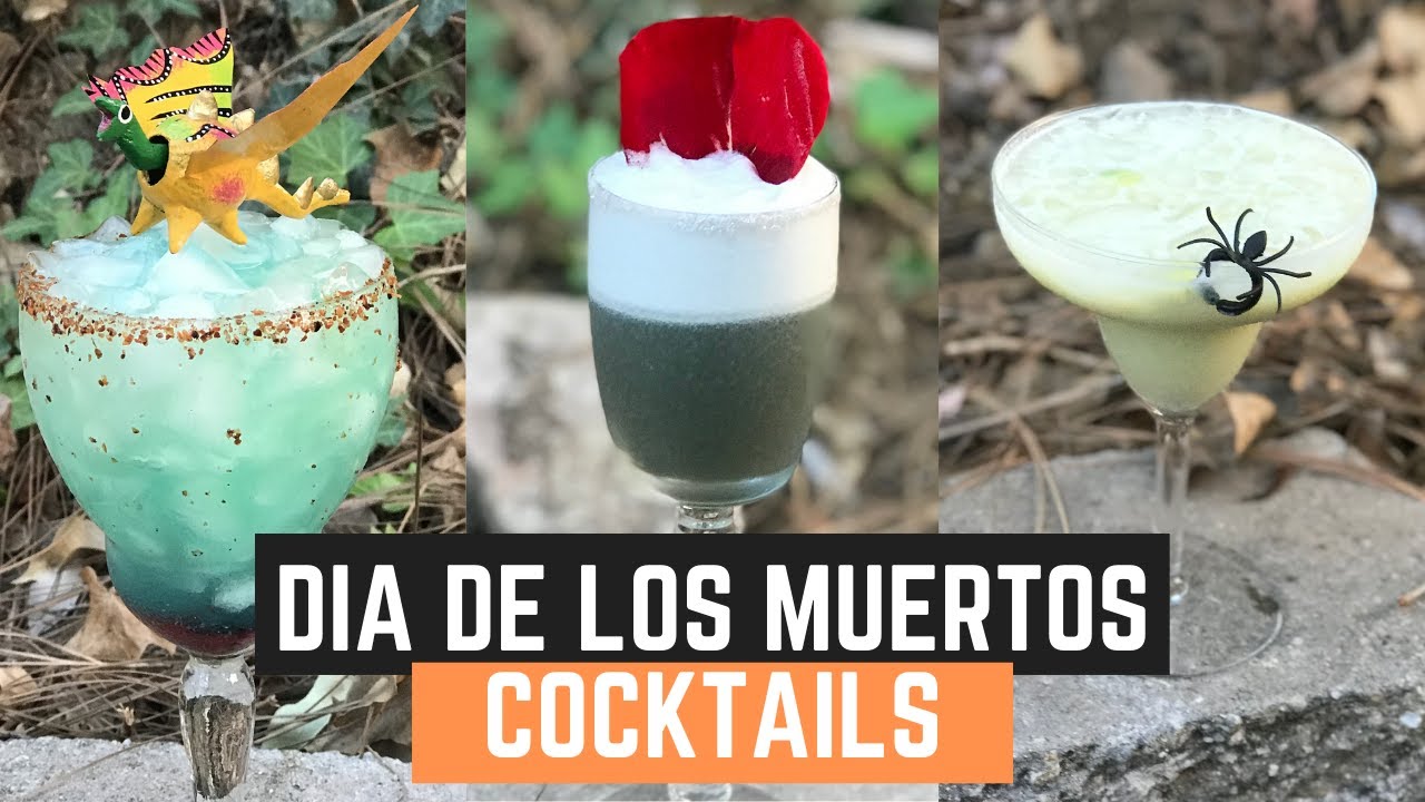DIA DE LOS MUERTOS Cocktail recipes || Day of the Dead Halloween ...