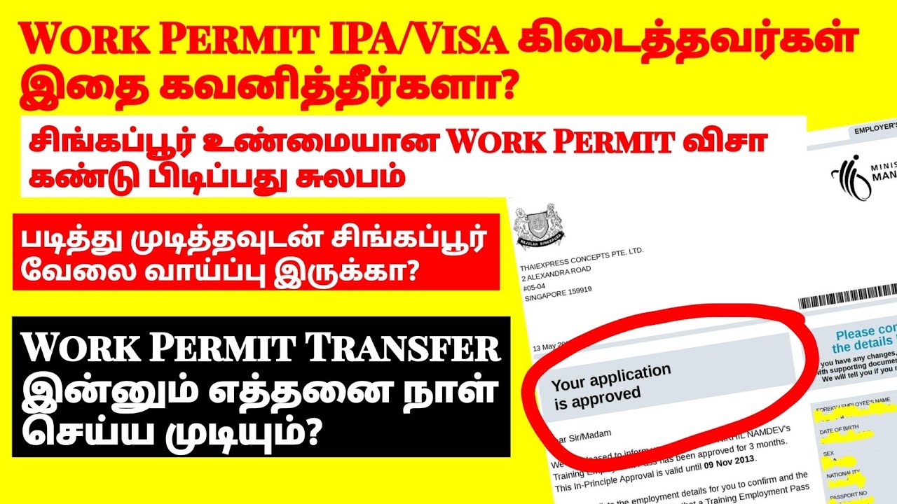 போலியான Work Permit விசா கண்டு பிடிப்பது எப்படி? / IPA/VISA கிடைத்தால் ...