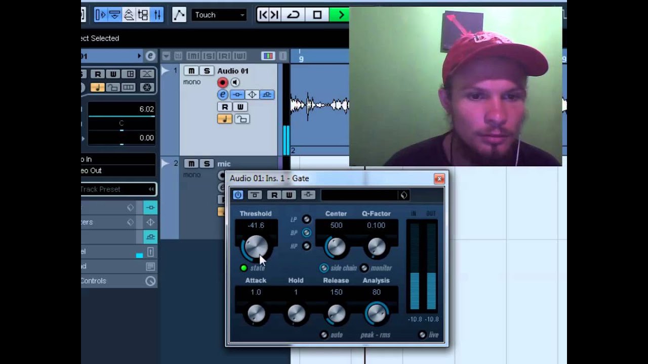Como usar o Gate no cubase 5.1 - YouTube