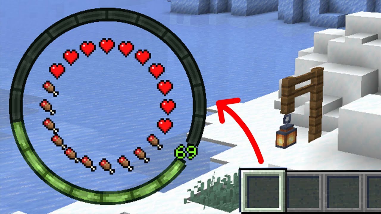 new health bar in minecraft? - YouTube