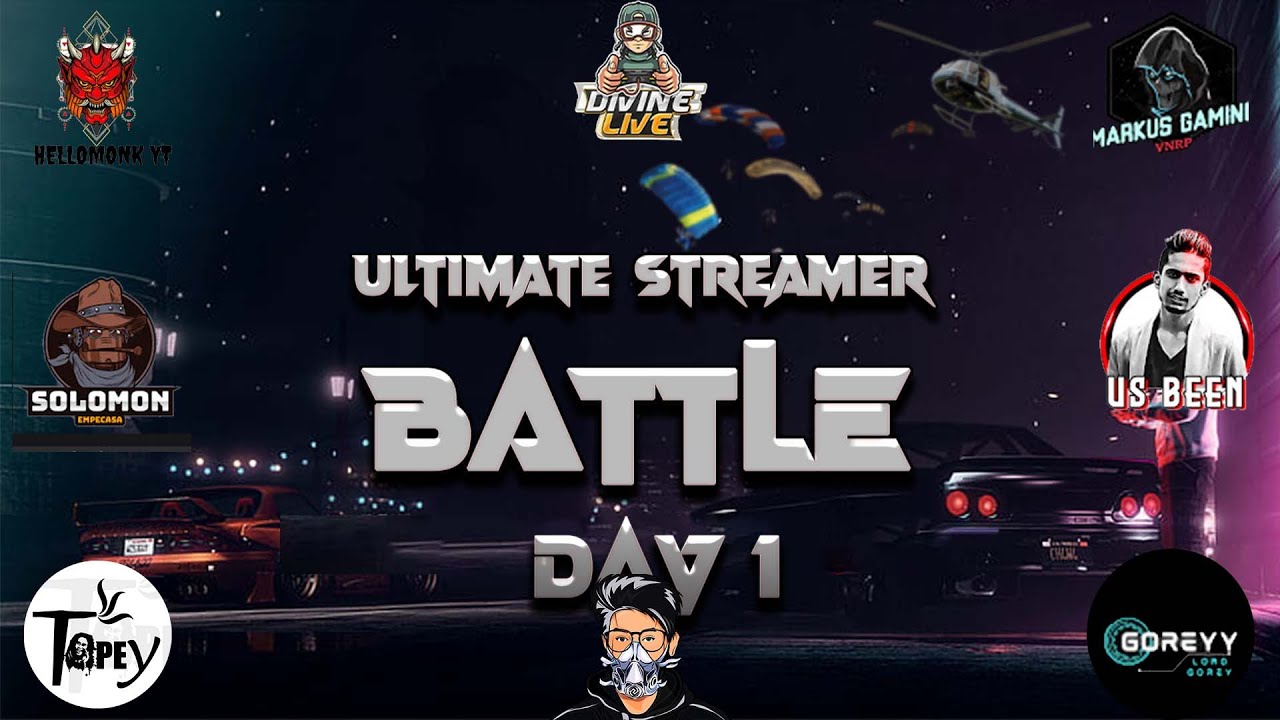 🔴 Ultimate Streamer Battle | Day 1 🔴 - YouTube