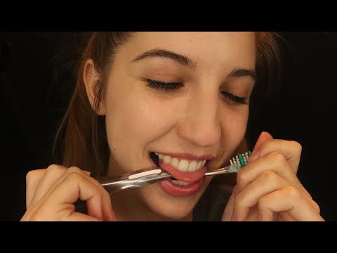 The TINGLIEST Noms for IMMUNITY ~ Weird, but Satisfying ❤️✨ (ToothBrush)