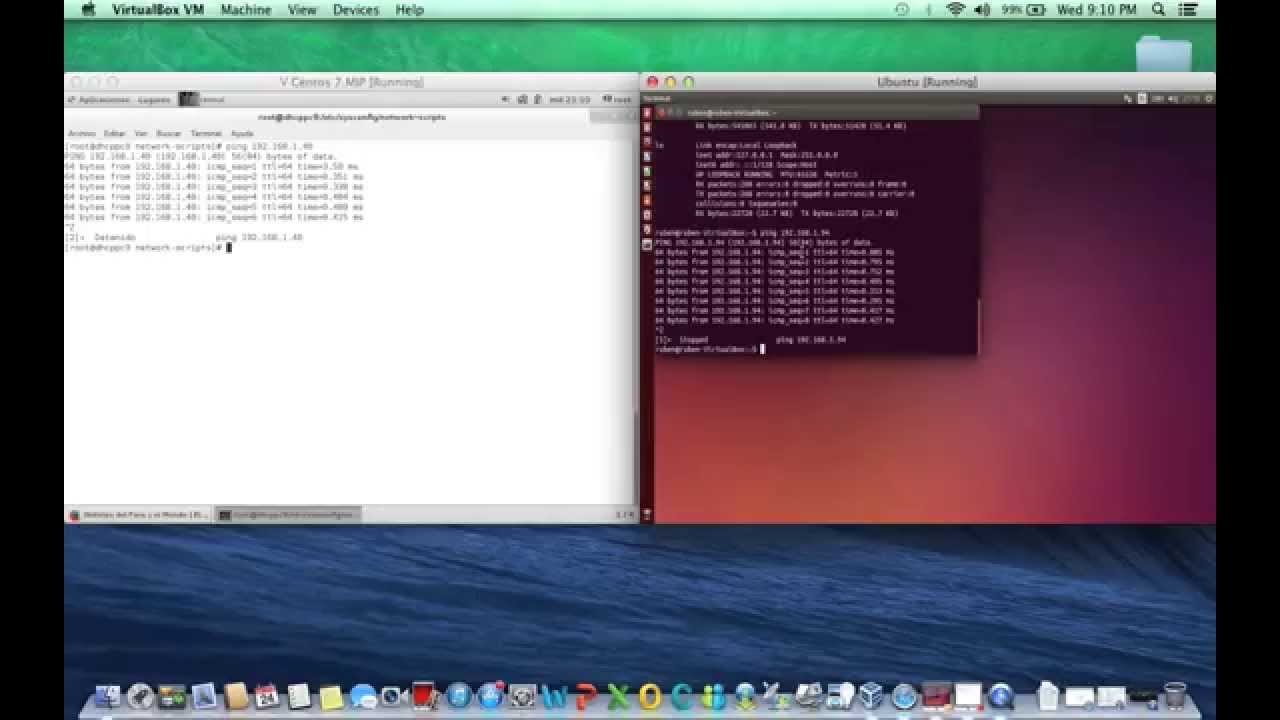 Linux CentOS 7 Configuración Manual de Tarjeta de Red - YouTube