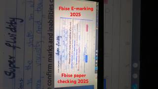 Fbise E Marking 2025 Physics Hssc Numerical Kvl Fbise E Paper Checking ...