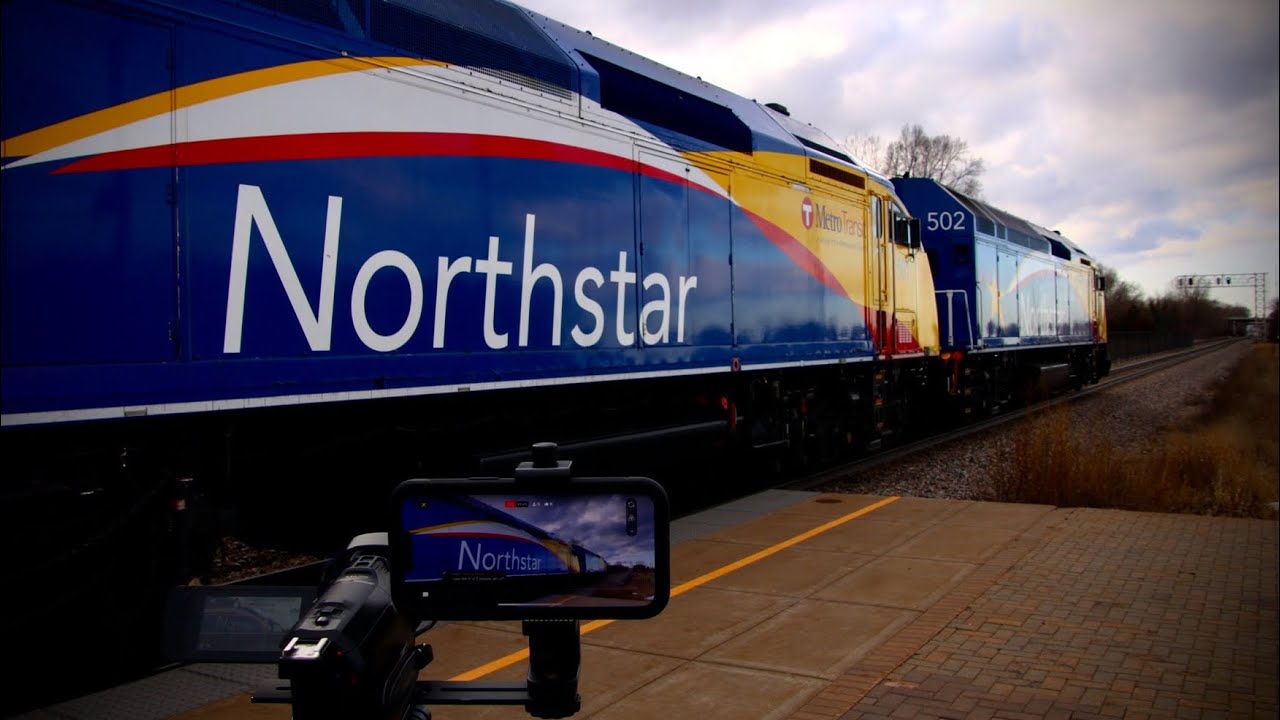 [4K] Loads of Northstar Commuter Rail Action and Some BNSF - Staples ...