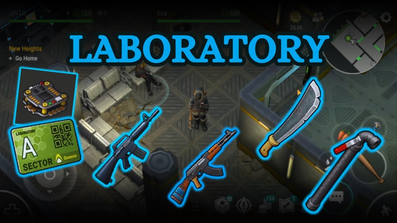 Using Melee Weapon in Laboratory?! BUT It Has A Catch! (Day95) - YouTube
