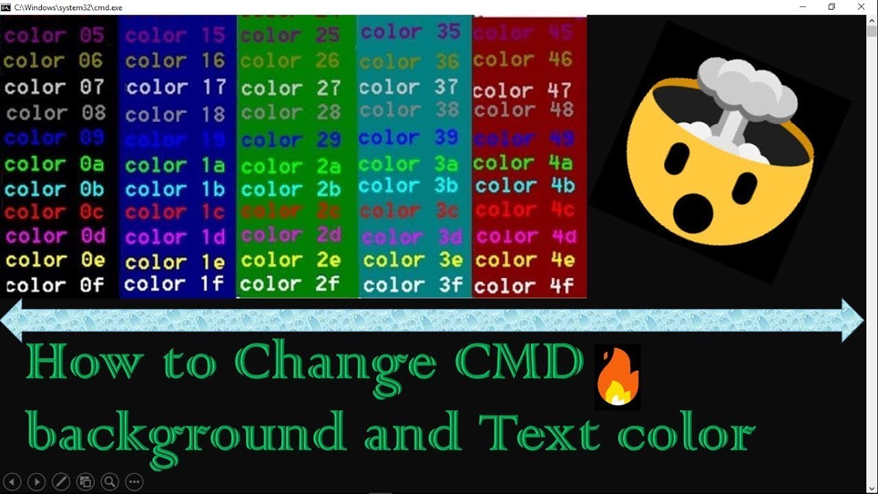 Trick How To Change CMD Background Text Color Command Prompt Windows Step Hindi DearAvanish Trick How To Change CMD Background Text Color Command Prompt Windows Step Hindi DearAvanish