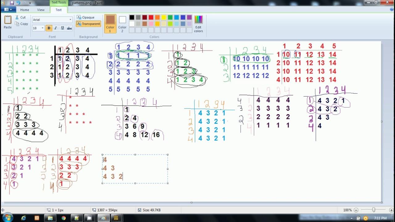 4444 333 22 1 pattern in C Language | Hindi - YouTube