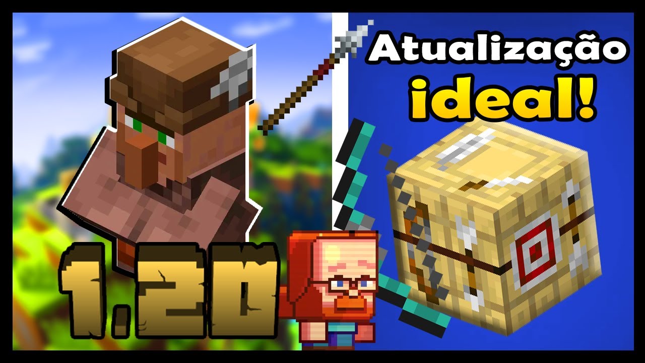 MINECRAFT 1.20 - CHEGOU A VEZ DA BANCADA DE ARCO E FLECHA SER ...
