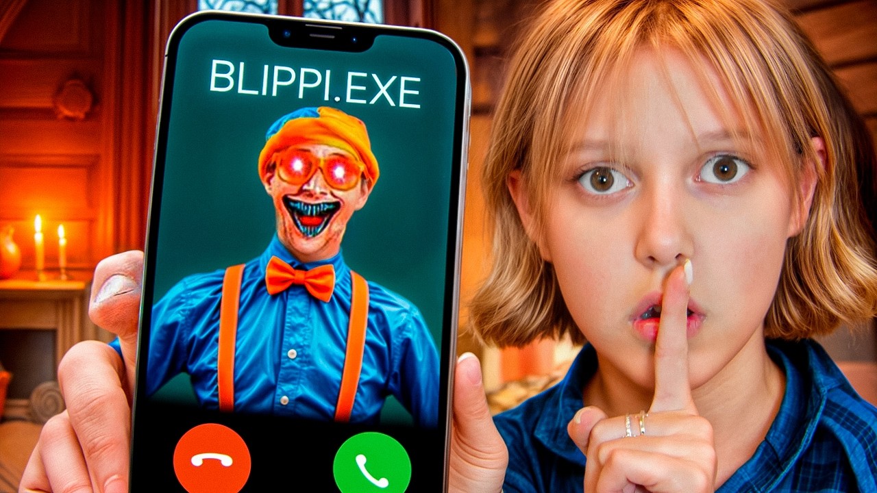 Evil BLIPPI in Real Life! Amelka Karamelka Dark Stories! - YouTube