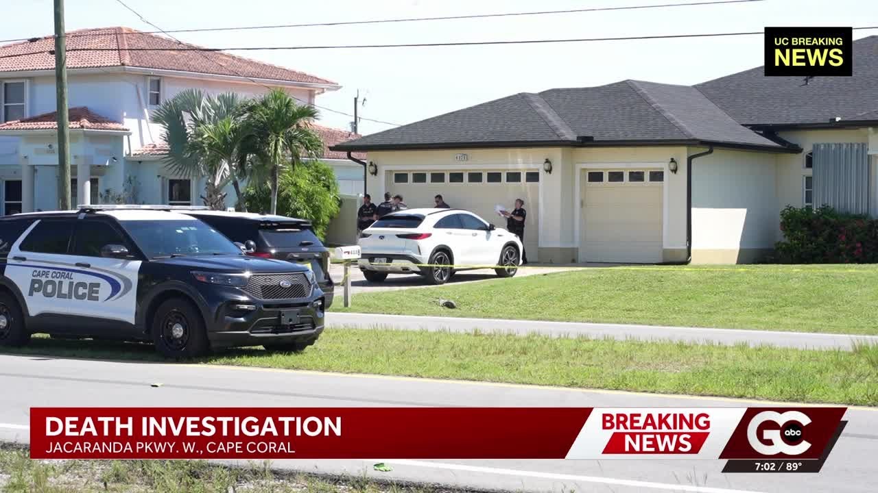 Death investigation in Cape Coral - YouTube