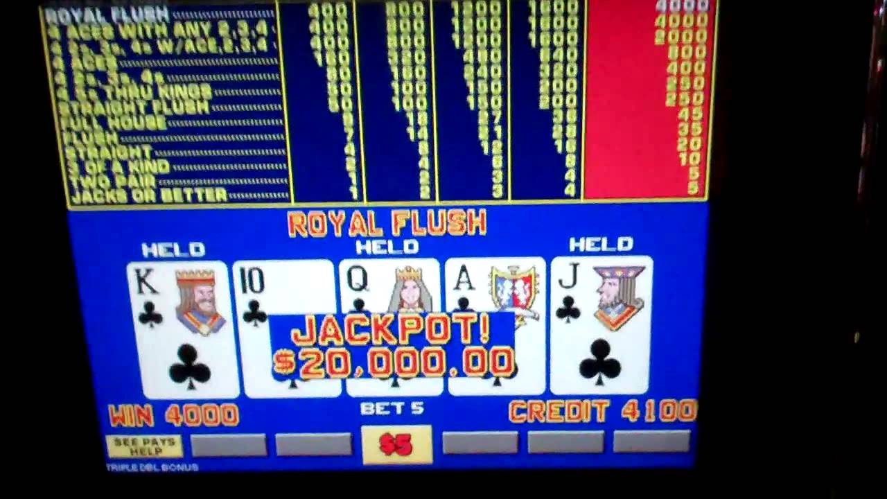 video poker jackpot - YouTube
