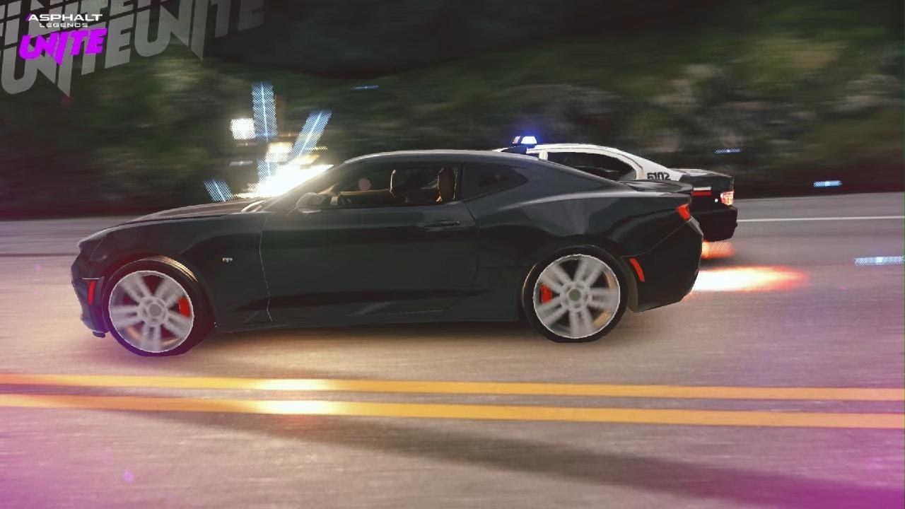 Chasing police | Chevrolet camaro LT BlackAsphalt Legends Unite - YouTube