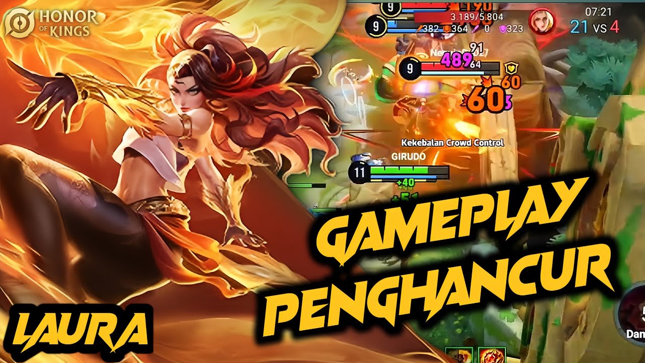 LAURA: GAMEPLAY PENGHANCUR - Honor Of Kings - YouTube