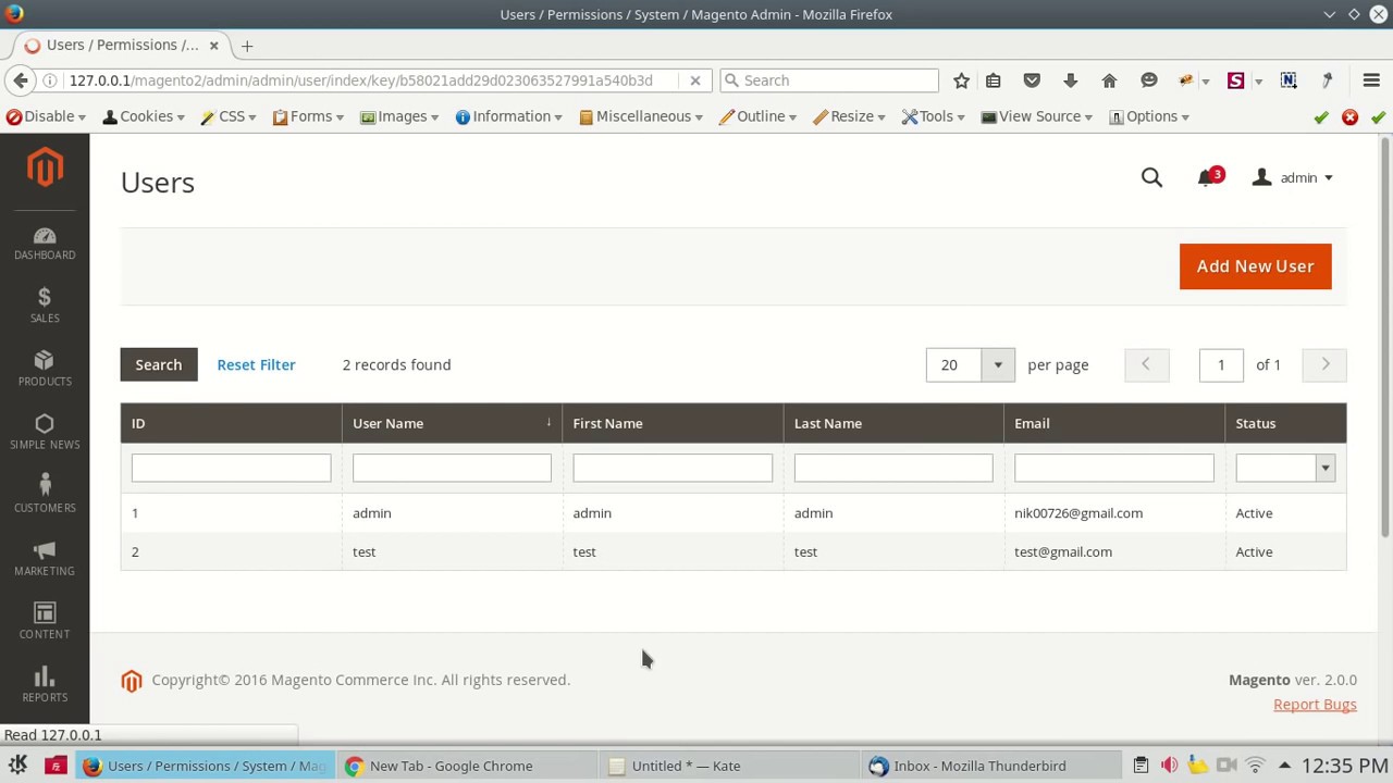Magento 2 Soaprest Api Role And User Youtube 6176