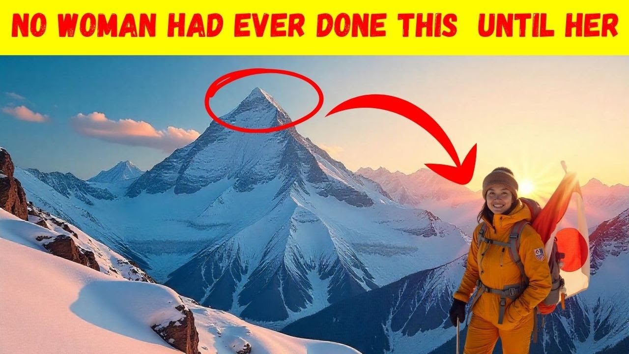 The First Woman To summit Everest |#EverestSummit - YouTube