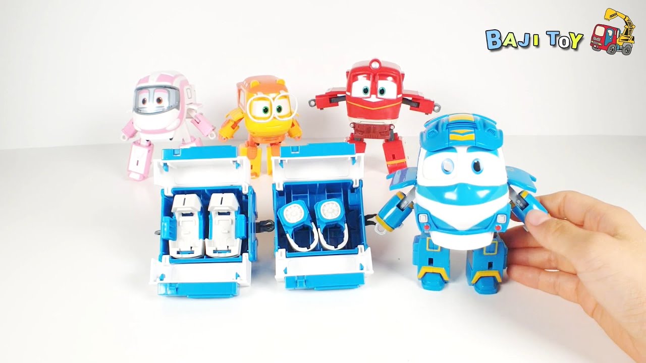 로봇 트레인 시즌2 기차로봇 변신 장난감 케이 맥시 알프 지니 | Robot Trains Transformers Kay ...