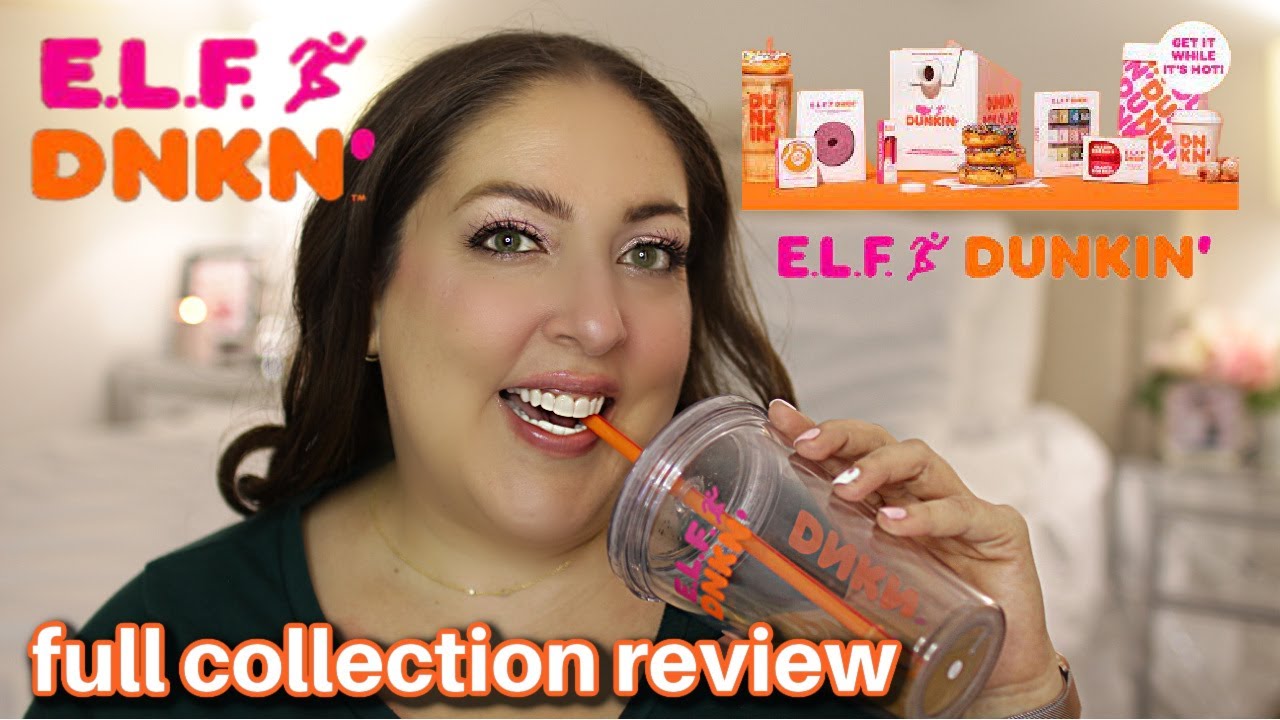 e.l.f. x Dunkin Donuts Full Makeup Collection Demo & Review ...
