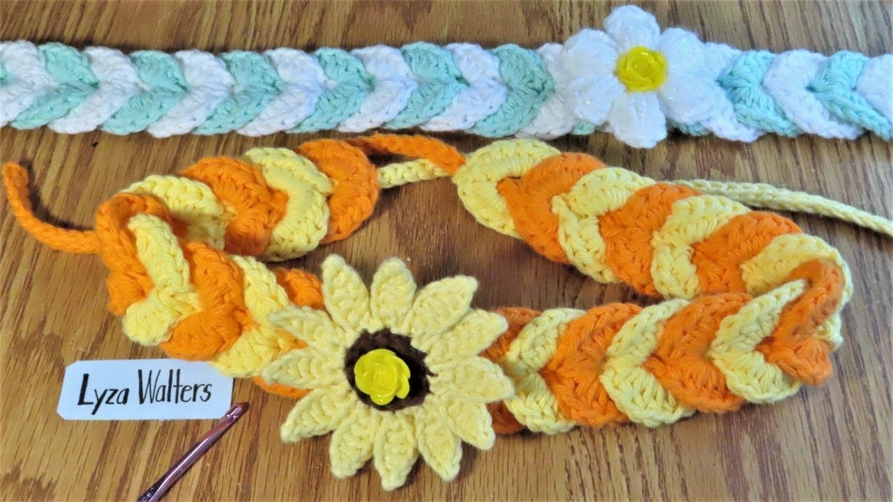 Crochet Interlock Braided Headband Super Easy - YouTube