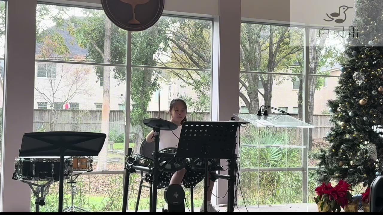 Sophia Drum set-2024 recital - YouTube