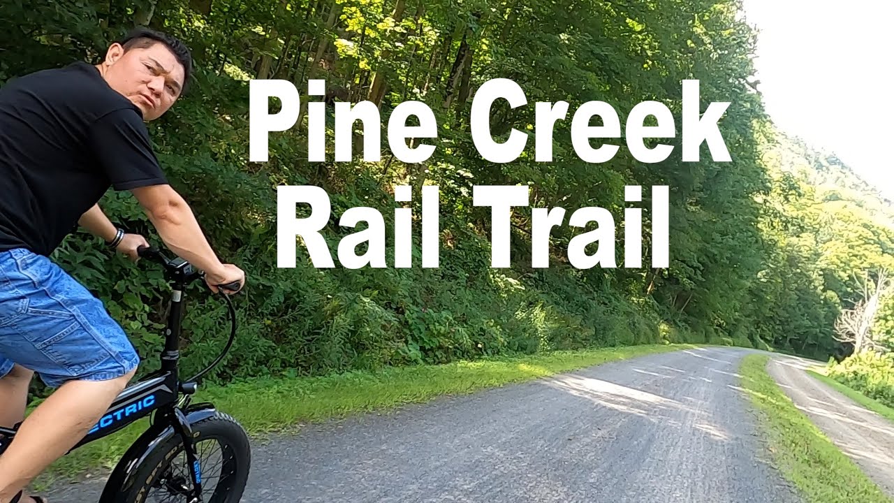 Biking on Pine Creek Rail Trail, PA. - YouTube