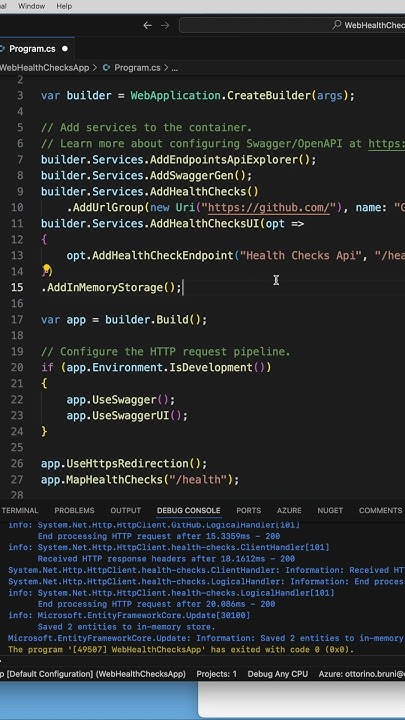 ASP.NET Core Health Checks and Monitoring: Building Resilient Cloud Applications - YouTube