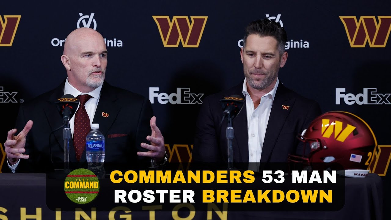 Commanders 53 Man Roster Breakdown | Take Command - YouTube