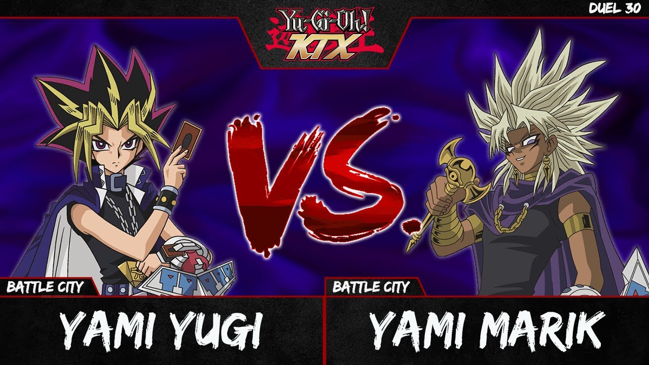 Yami Yugi (Battle City) vs. Yami Marik (Battle City) | Yu-Gi-Oh! KTX ...