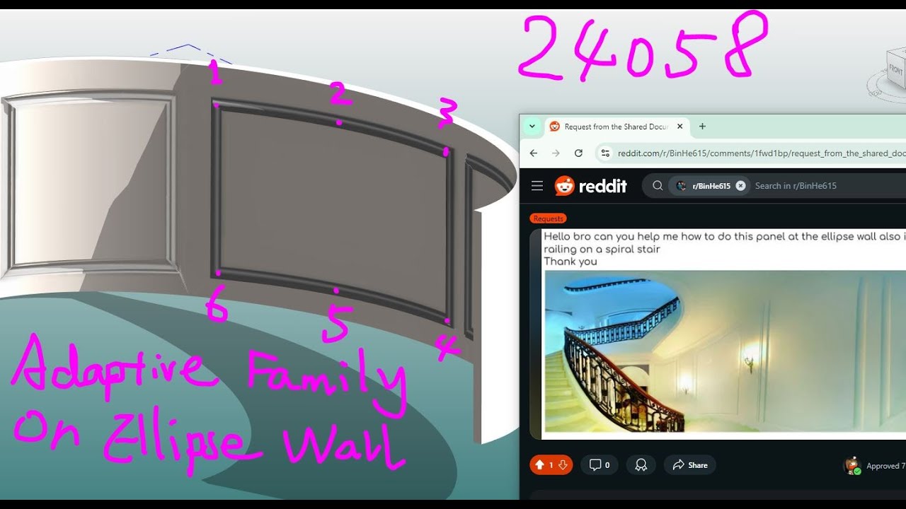 24058 - Adaptive Family on Ellipse Wall - YouTube