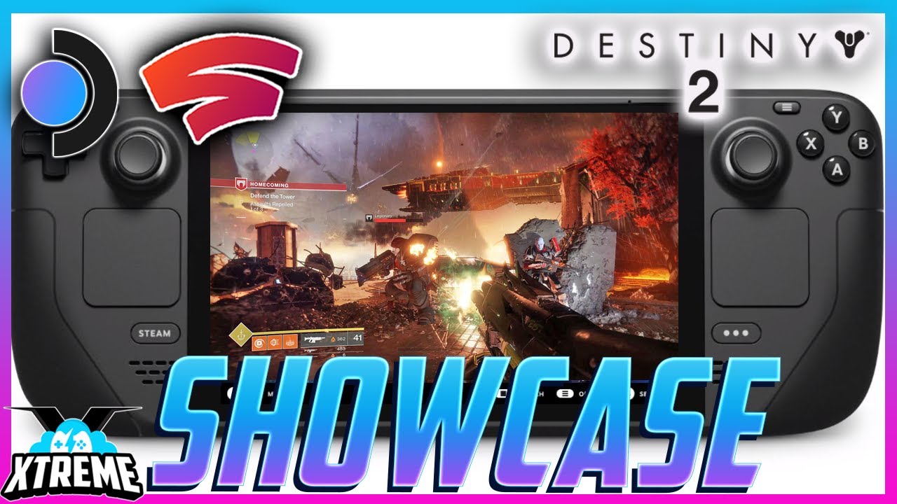 Stadia on Steam Deck! Play Destiny 2 on Steam Deck with Steam OS and ...
