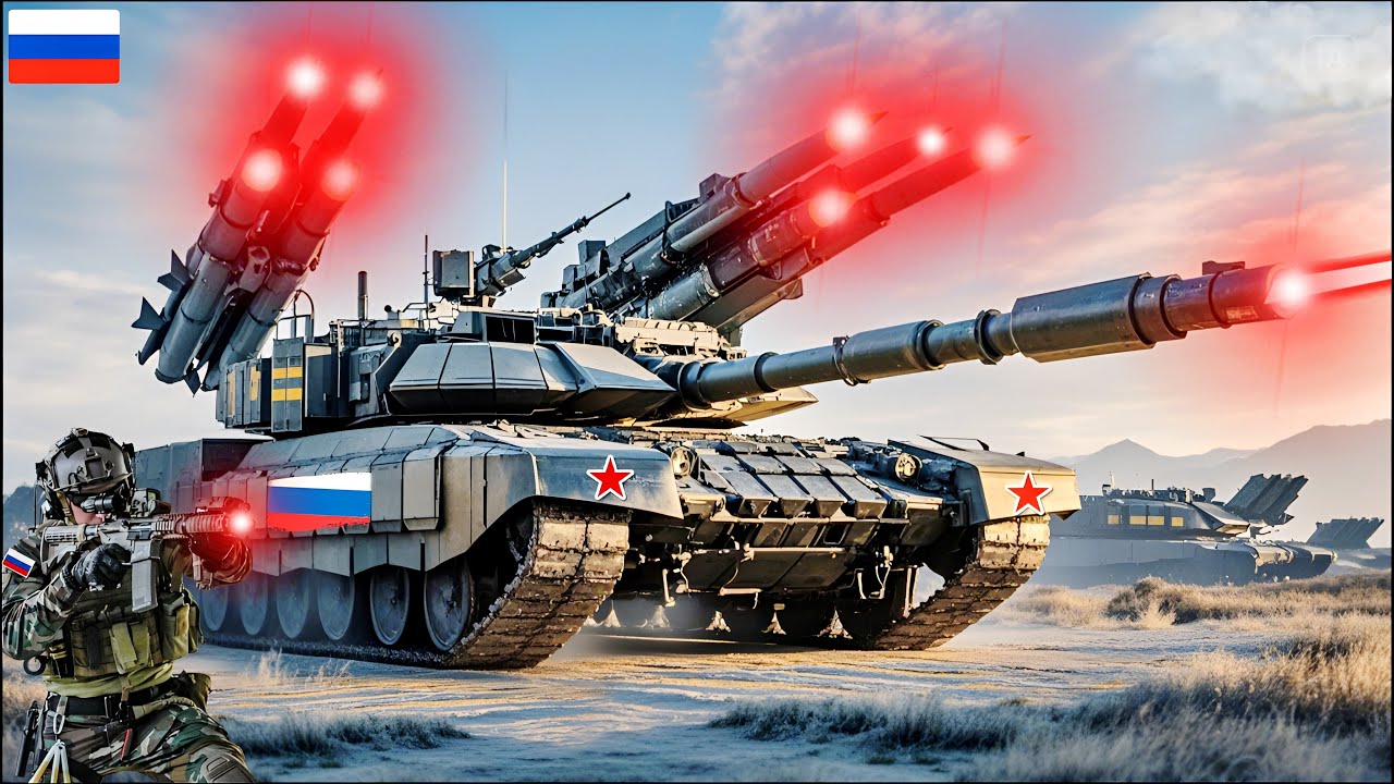 Ambush! Deadly Russian laser tanks bombard 230 NATO tanks in Ukraine ...