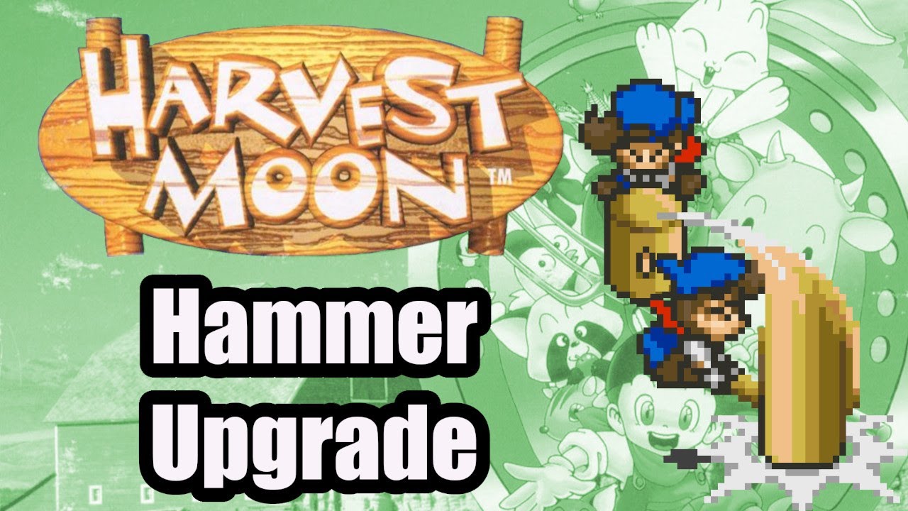 How to upgrade the hammer to the Golden Hammer in Harvest Moon SNES ...