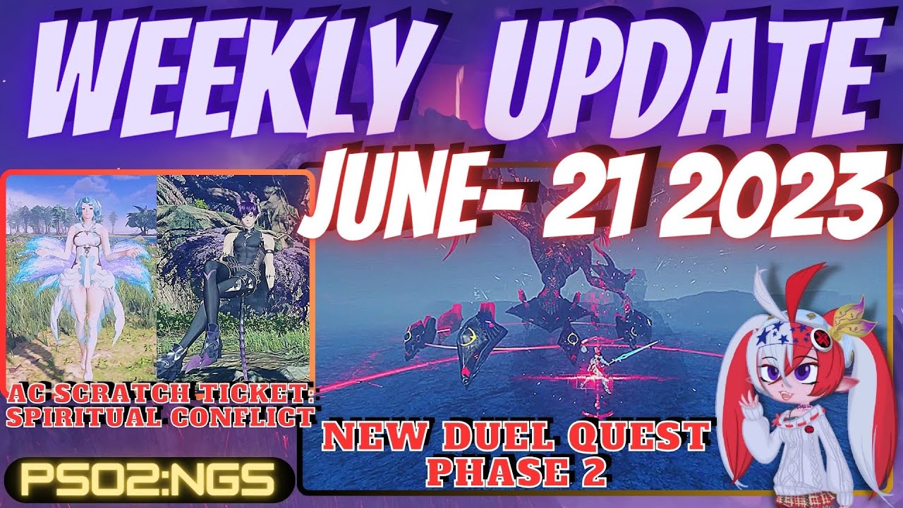 [PSO2:NGS] - JUNE 21 UPDATE 2023 (EPIC GAMES) - YouTube