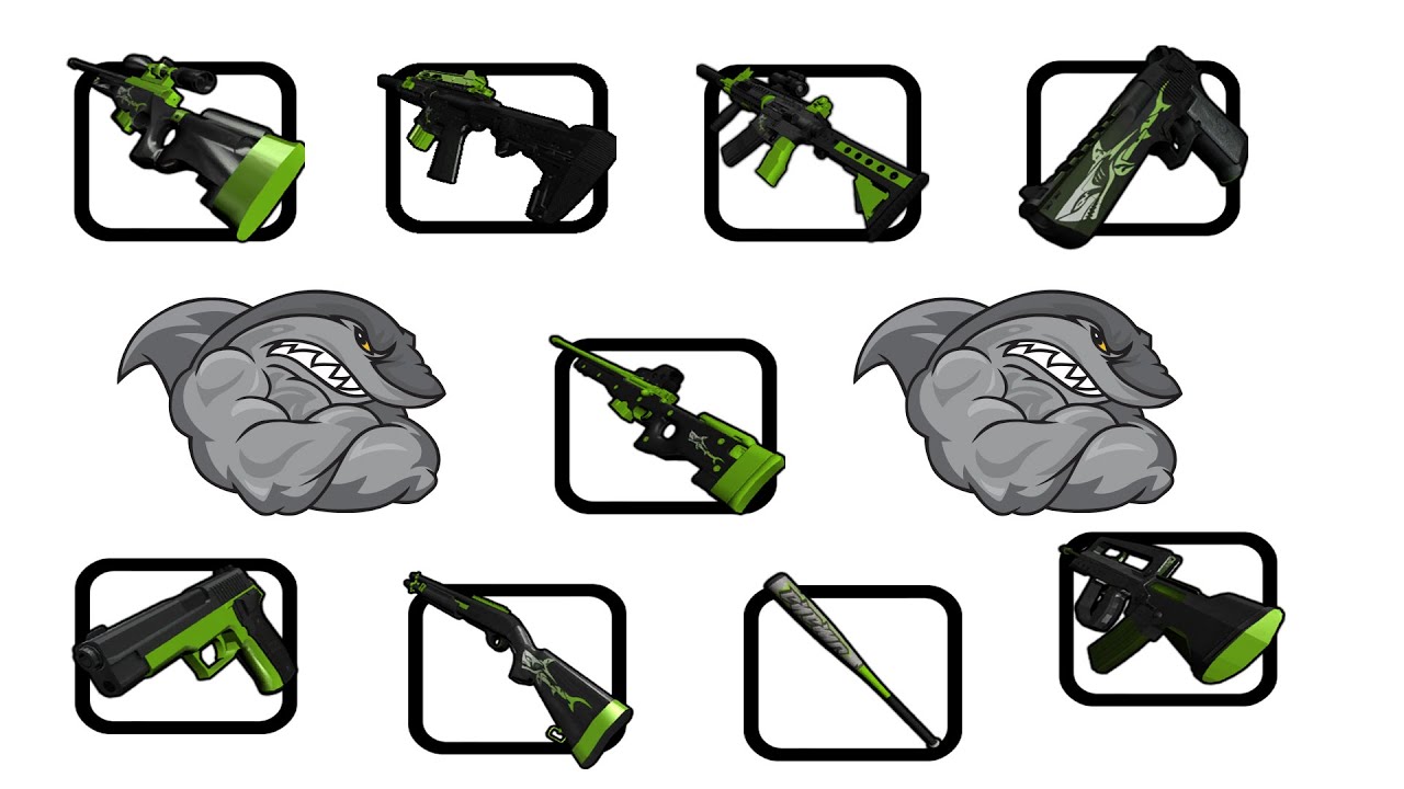GREEN SHARK WEAPON PACK para GTA SAN ANDREAS SAMP MTA ANDROID - YouTube