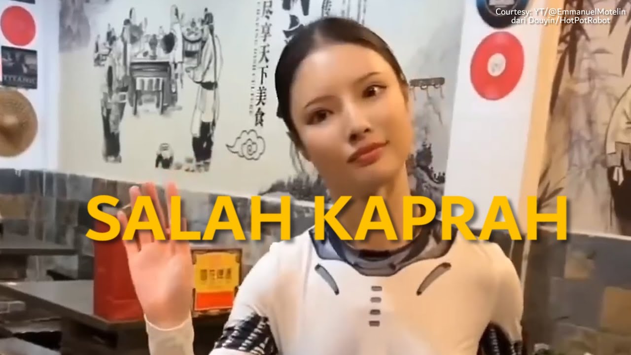 SALAH KAPRAH, Sudah Ditonton 95 Juta, Ini Fakta Robot Pelayan Restoran di China #robotai - YouTube