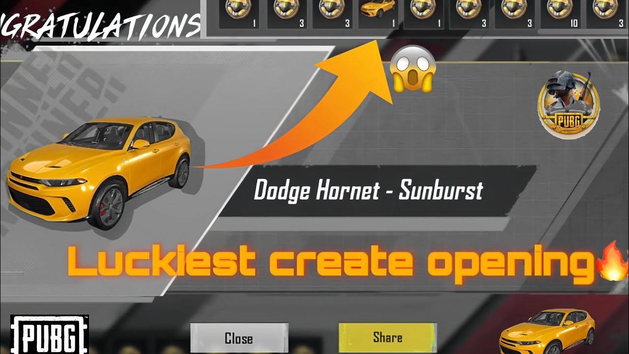 New Doge cars create opening 🔥😱pubg kr - YouTube